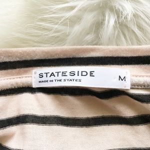 Stateside | Tops | Stateside Cold Shoulder Striped Tee | Poshmark